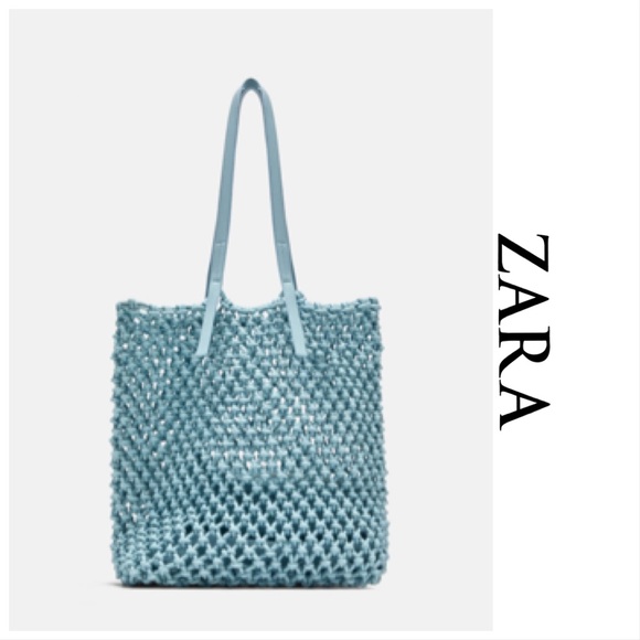 Zara | Bags | Nwt Zara Tote Bag With Knotted Detail | Poshmark